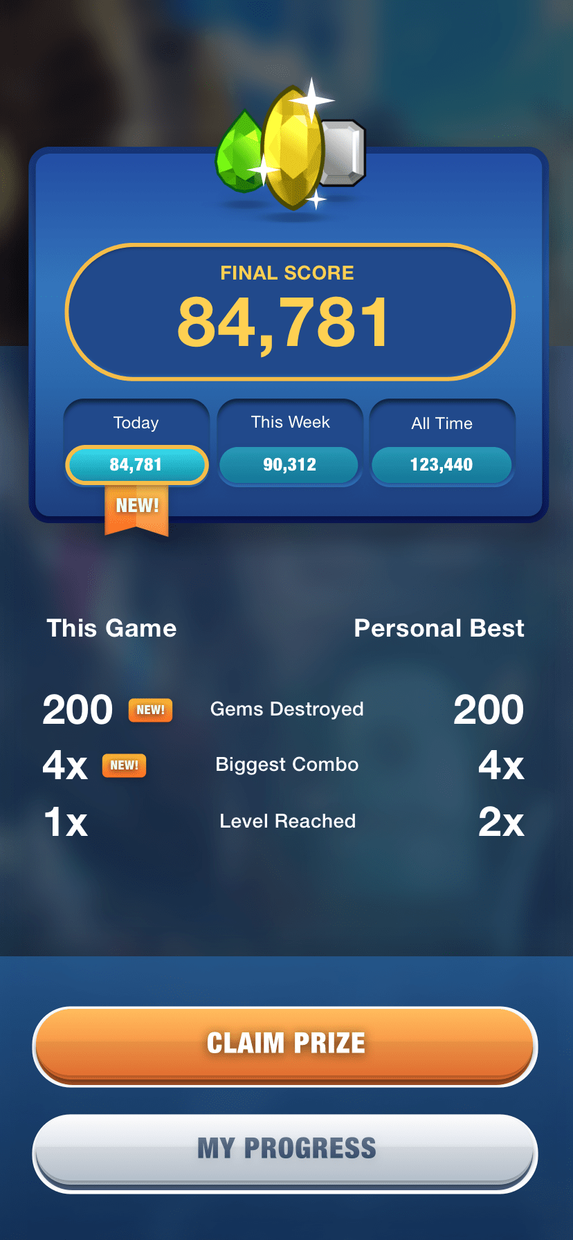 Creating a Progression Loop